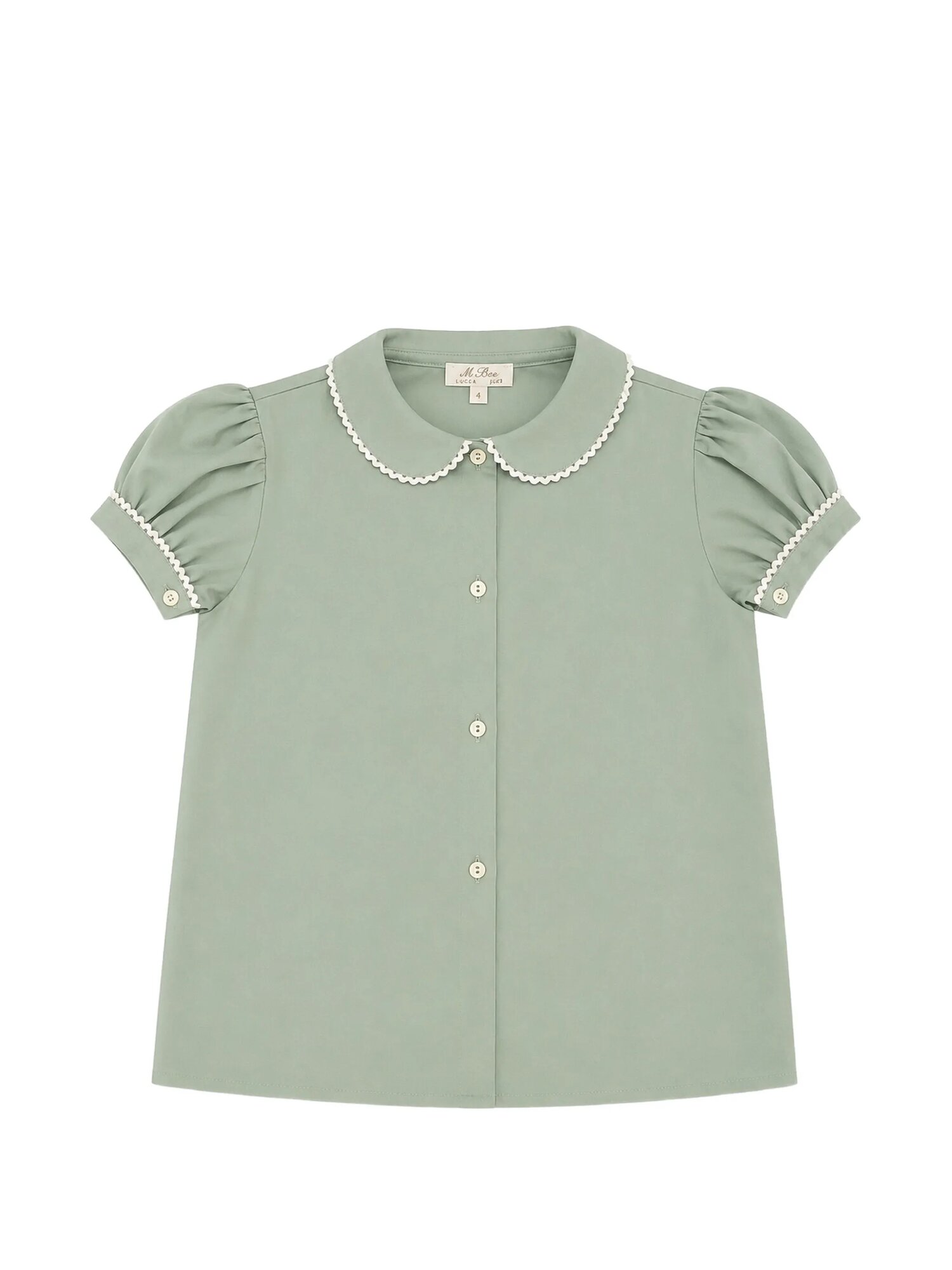 Блуза Embroidered Peter Pan-collar blouse
