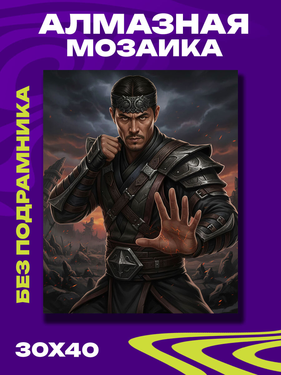 Алмазная мозаика Мортал Комбат Янг