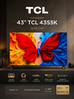Телевизор TCL QLED 43S5K, Full HD, Google TV, 43 дюйма, QLED, HDR10, Wi-Fi