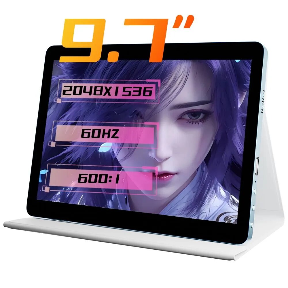 9.7" Монитор 9.7 (9.7), IPS, 2048x1536, 60 Гц, черный матовый