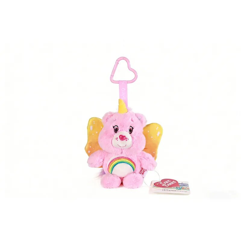 Брелок Care Bears Медвежонок для сна 15 см Розовый, Pink Happy Bear