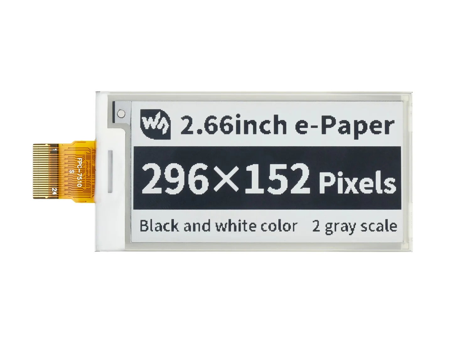 Waveshare 2.66inch E-Paper дисплей