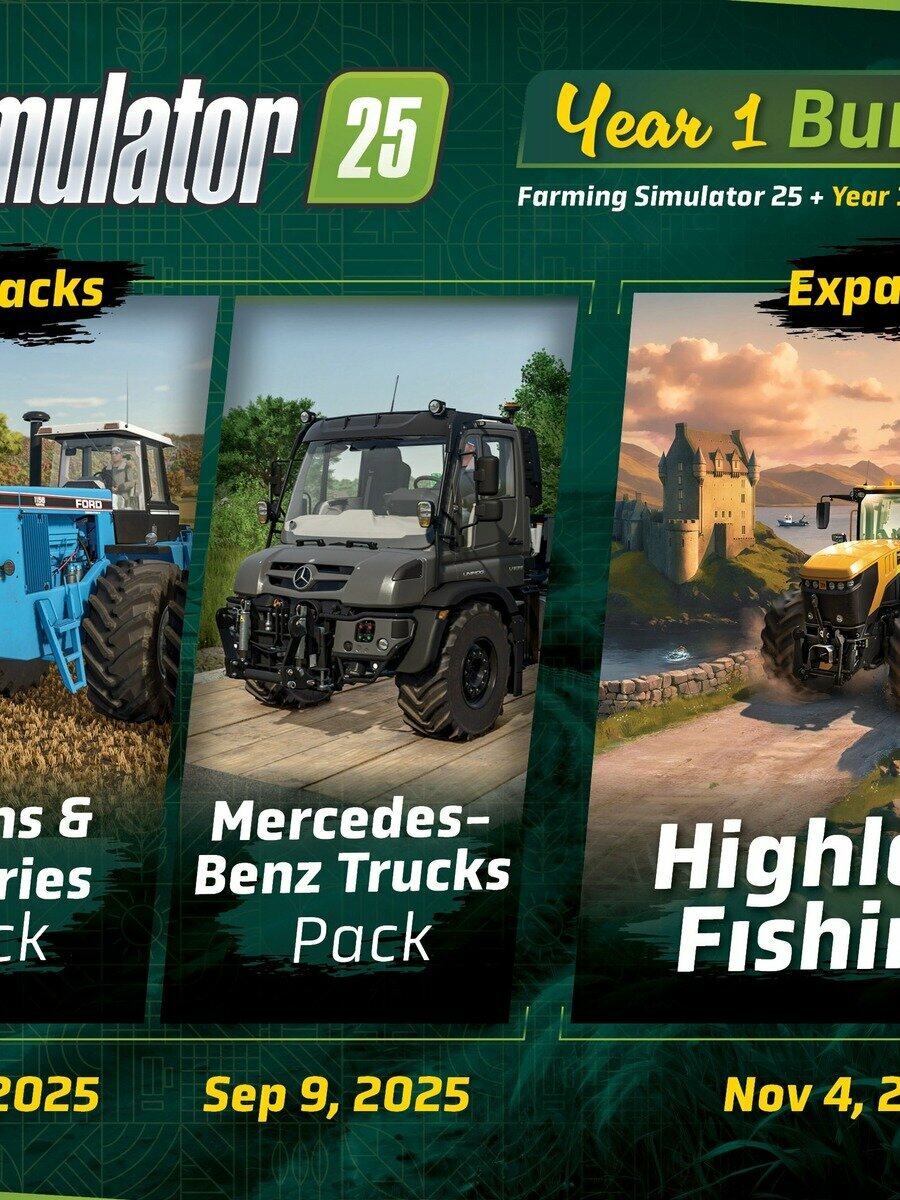 Farming Simulator 25: Year 1 Bundle PS5 — PlayStation Store Индия, цифровая версия — фото 1