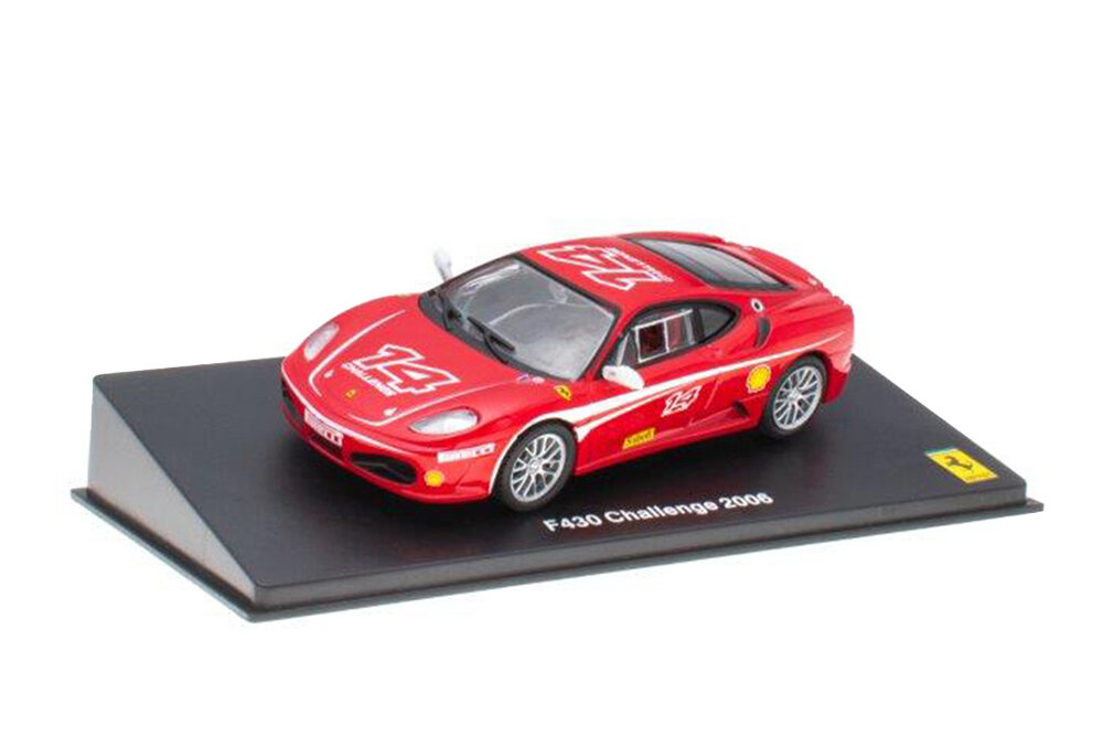 Модель коллекционная ALTAYA Ferrari F430 challenge #14 2006 red / феррари F430 вызов #14 2006 красный