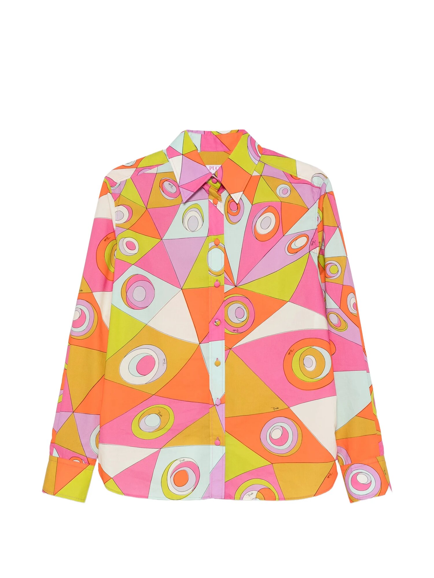 Рубашка Geometric-print shirt