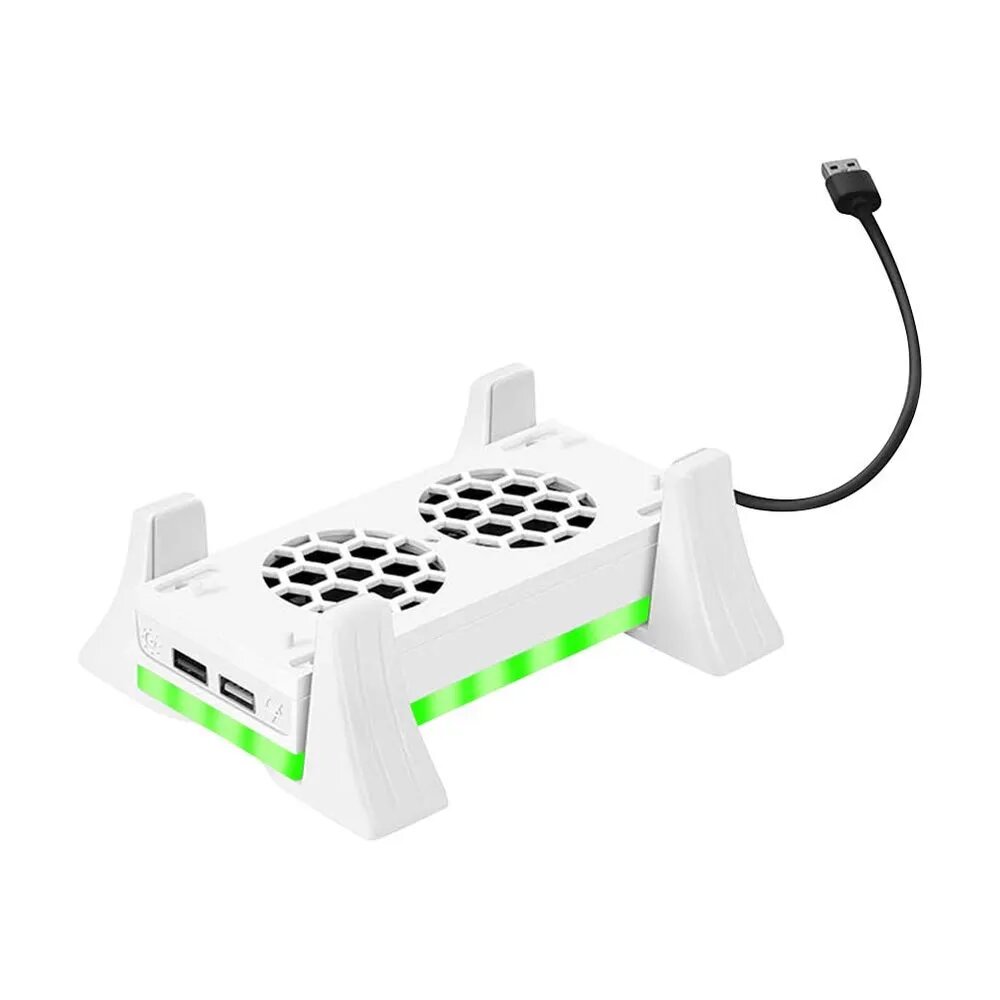 Охлаждающая подставка для Xbox Series S с вентилятором, 3 режимами и 2 USB-портами