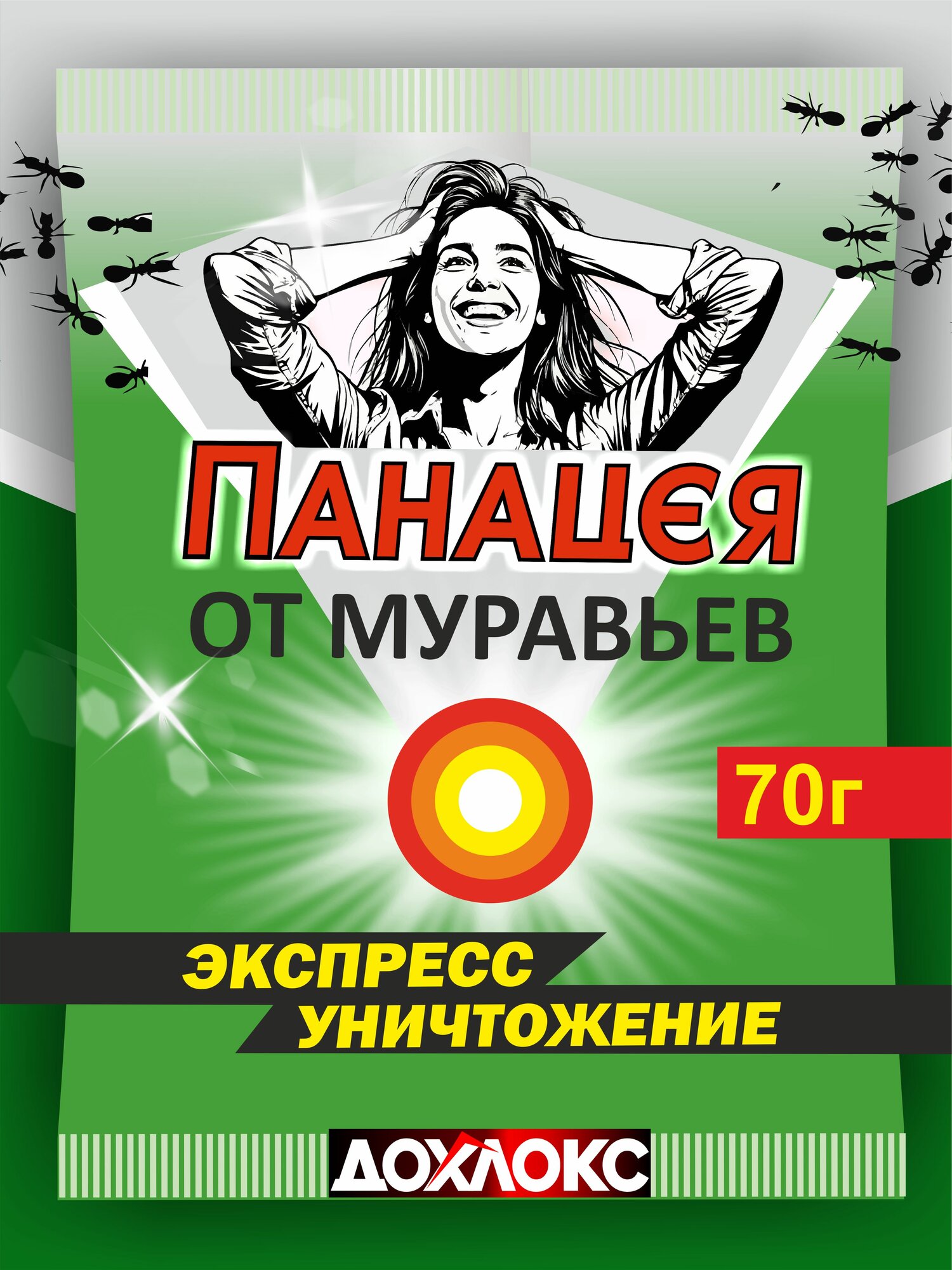 Средство от муравьев панацея, 280г (4 уп по 70г), Турбо-крошки на борной кислоте борная кислота муравьи