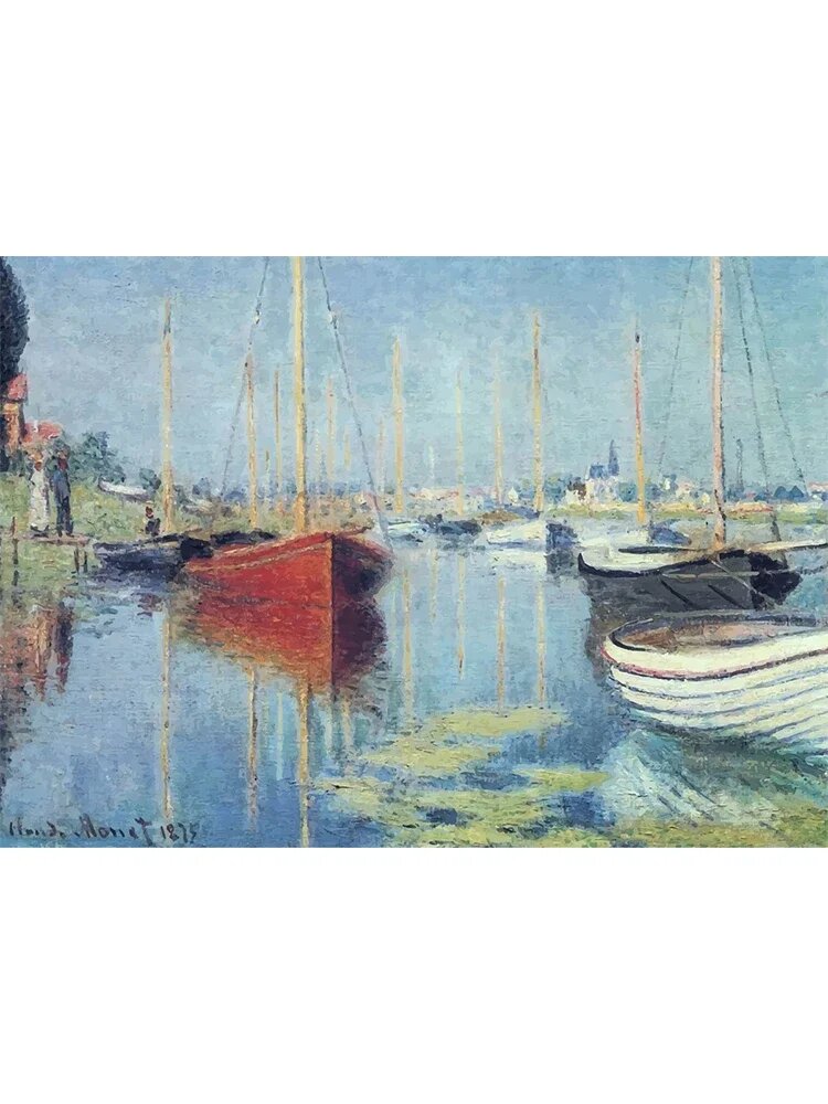 Печать на холсте "Клод Моне" 40x50см, цвет 17