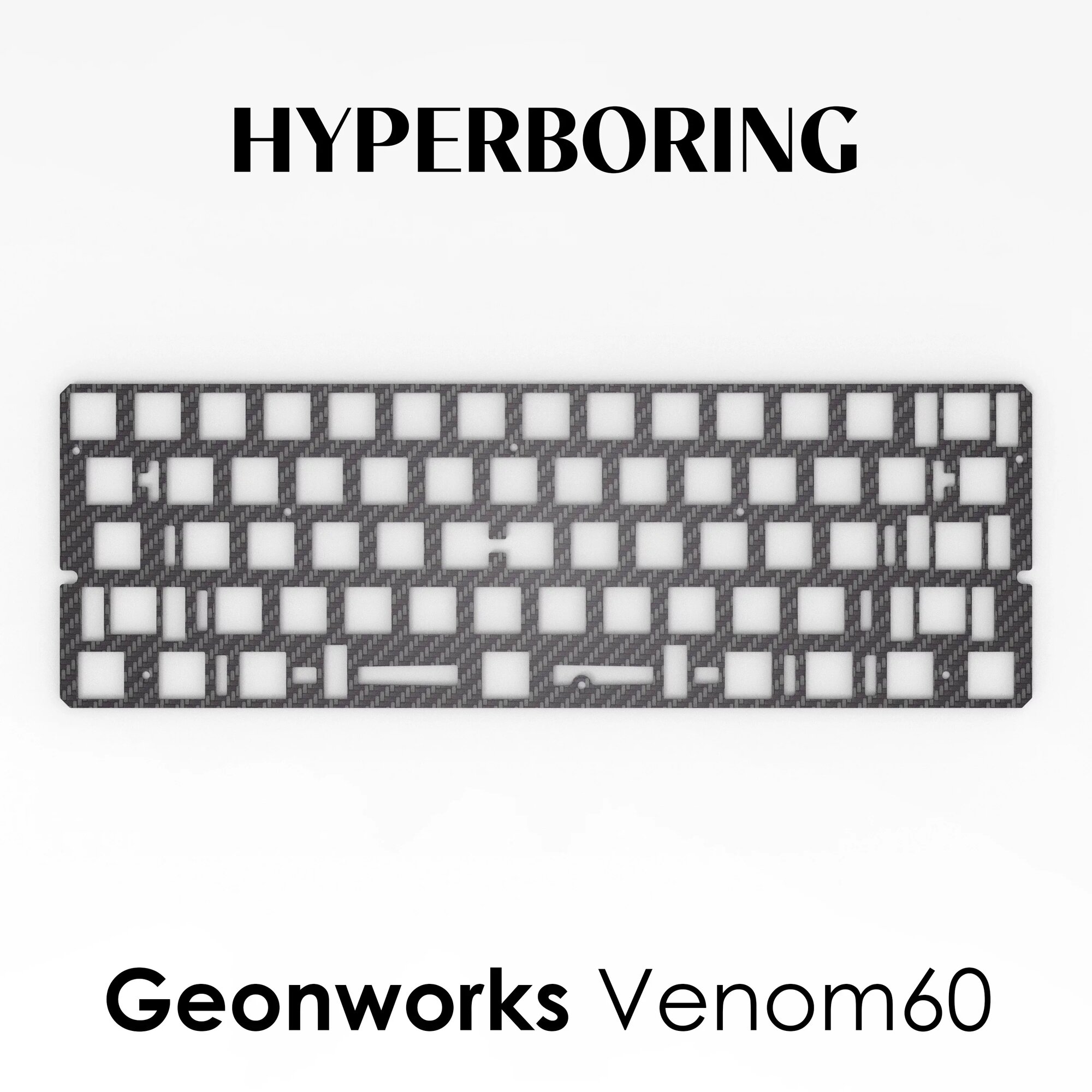 Geonworks Venom60 CF 6.25u PCB stab плата клавиатуры