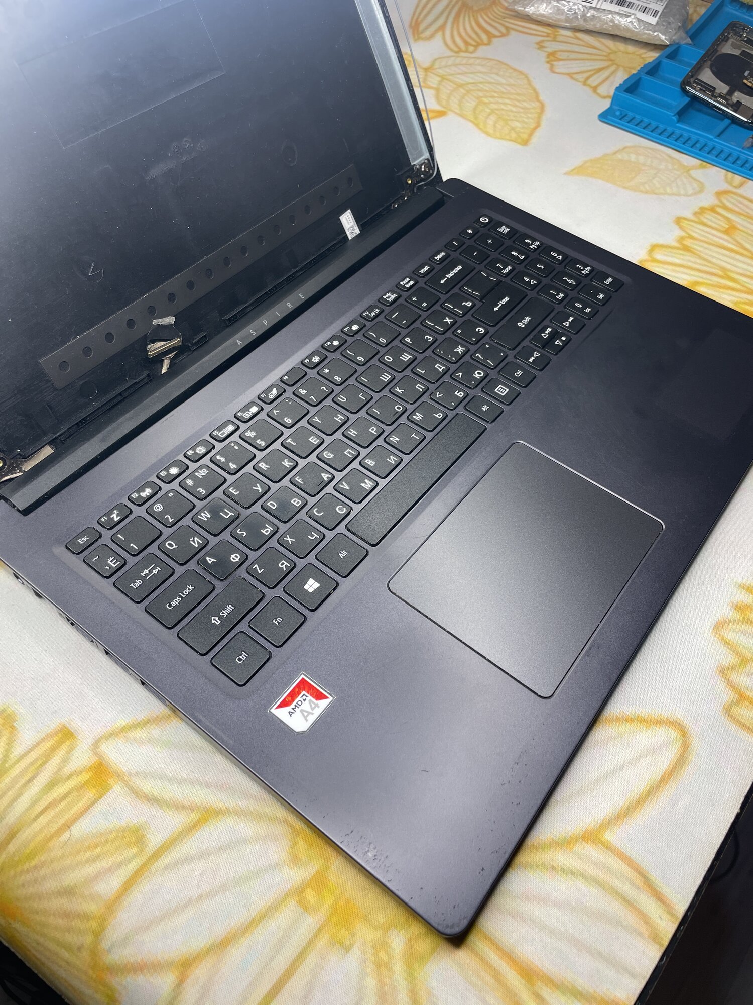 Клавиатура топкейс Acer Aspire 3 A315-22