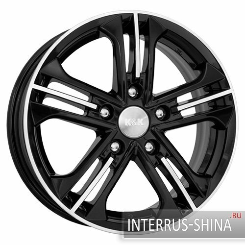Колесный диск K&K Trinity 6x15 5x114.3 ET44 D67.1 Дарк платинум