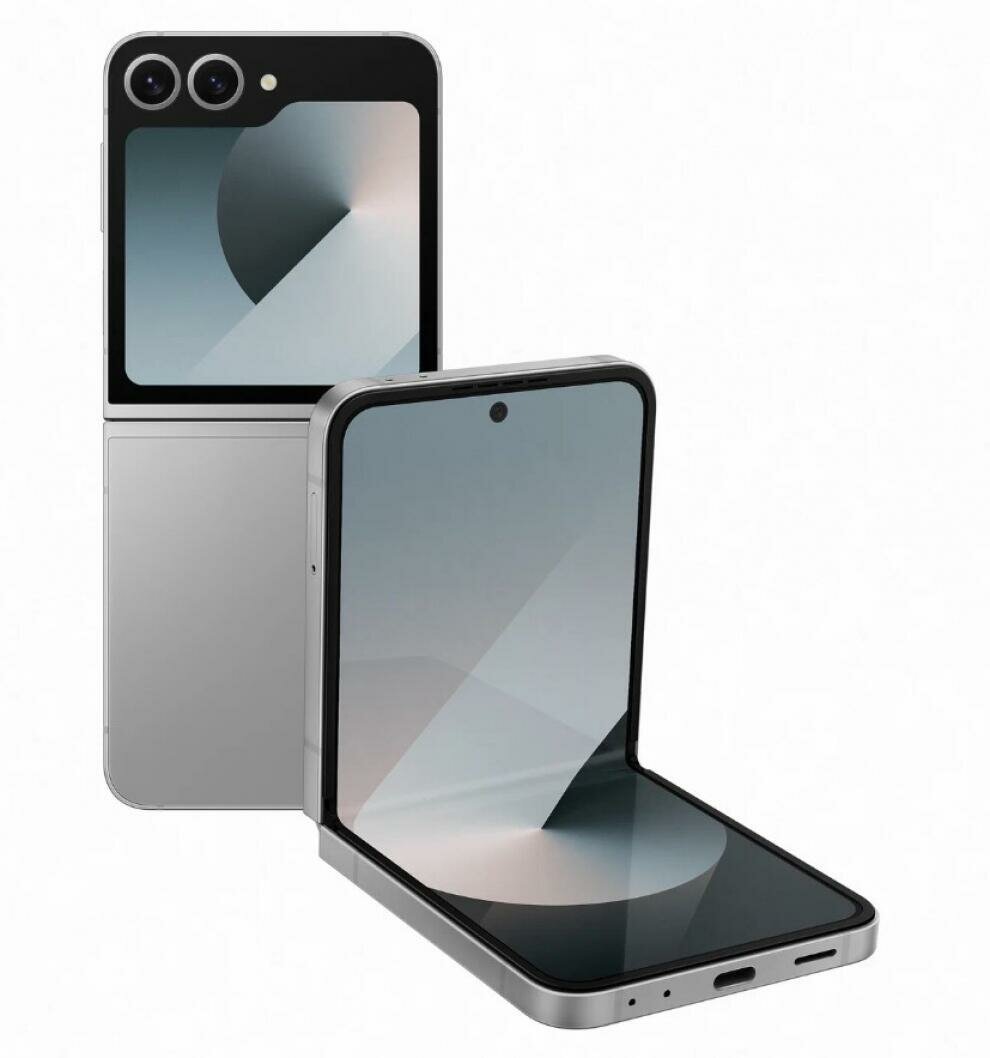 Смартфон Samsung Galaxy Z Flip 6, 12/256Gb, Silver Shadow (nano SIM+eSIM)