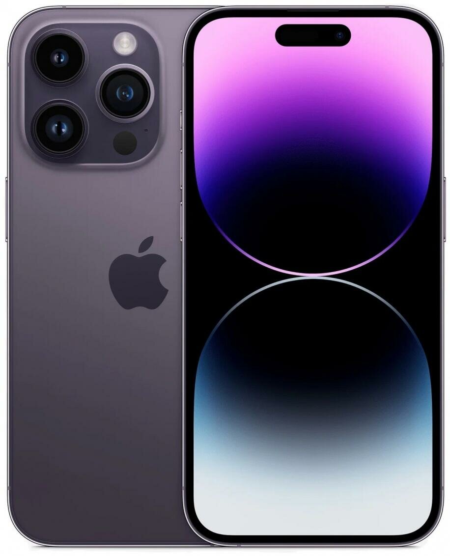 Смартфон Apple iPhone 14 Pro Max, 128Gb, nano SIM+eSIM, Deep Purple
