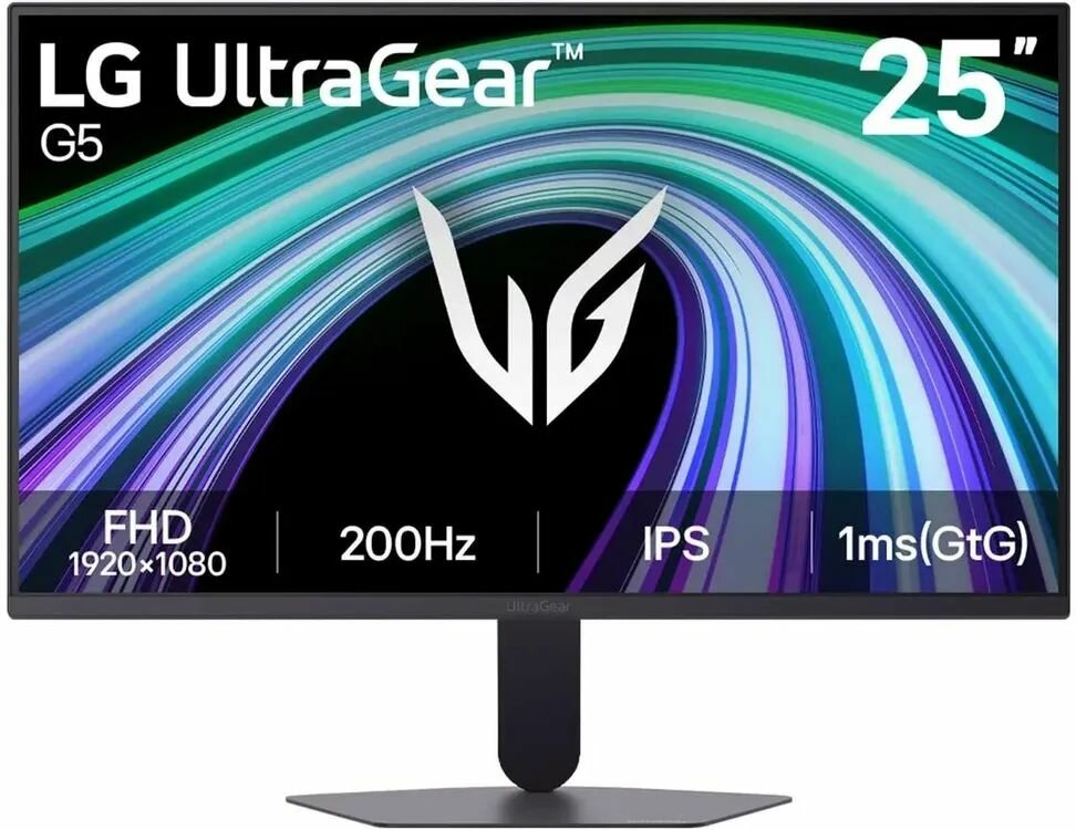 Игровой монитор для компьютера с высокой частотой обновления 25" LG UltraGear 25G523B-B IPS 1920x1080 1ms HDMI, DisplayPort