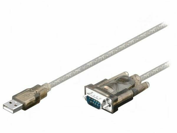 Конвертор USB-RS232 GOOBAY 68875 D-Sub 9pin вилка, вилка USB A: 1,5м, 1шт