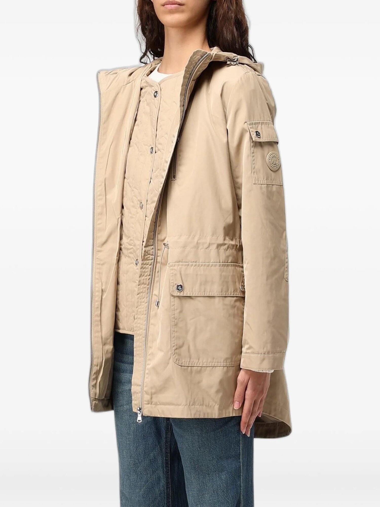 Пальто Lauren Ralph Lauren Convertible hooded coat, размер 46 — фото 1