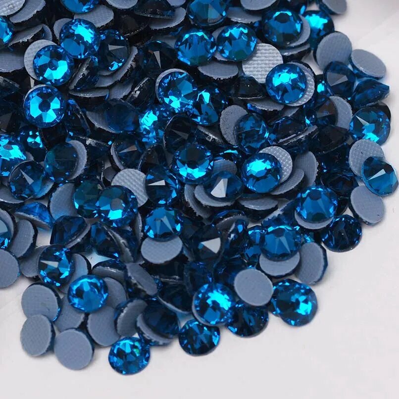 Стразы темно-синие Blue zircon 288 шт.