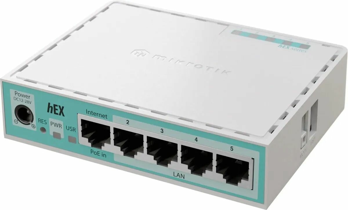 Роутер маршрутизатор MIKROTIK 512 МБ USB 2.0 х 1 1000 Мбит/с белый (E50UG)