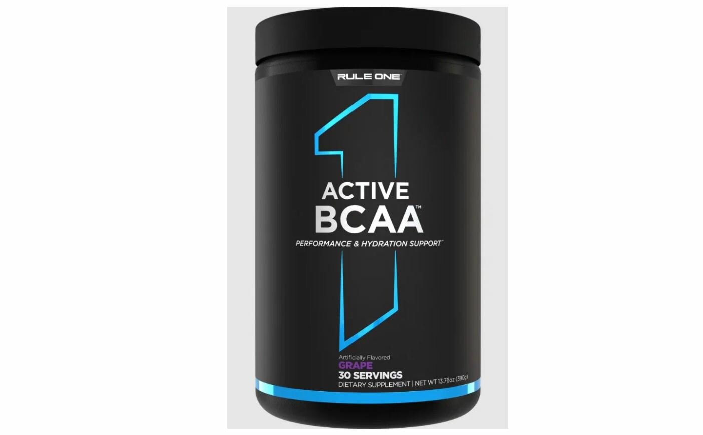 Rule One, R1 Active BCAA, БЦАА, порошок, 30 порций (Виноград)