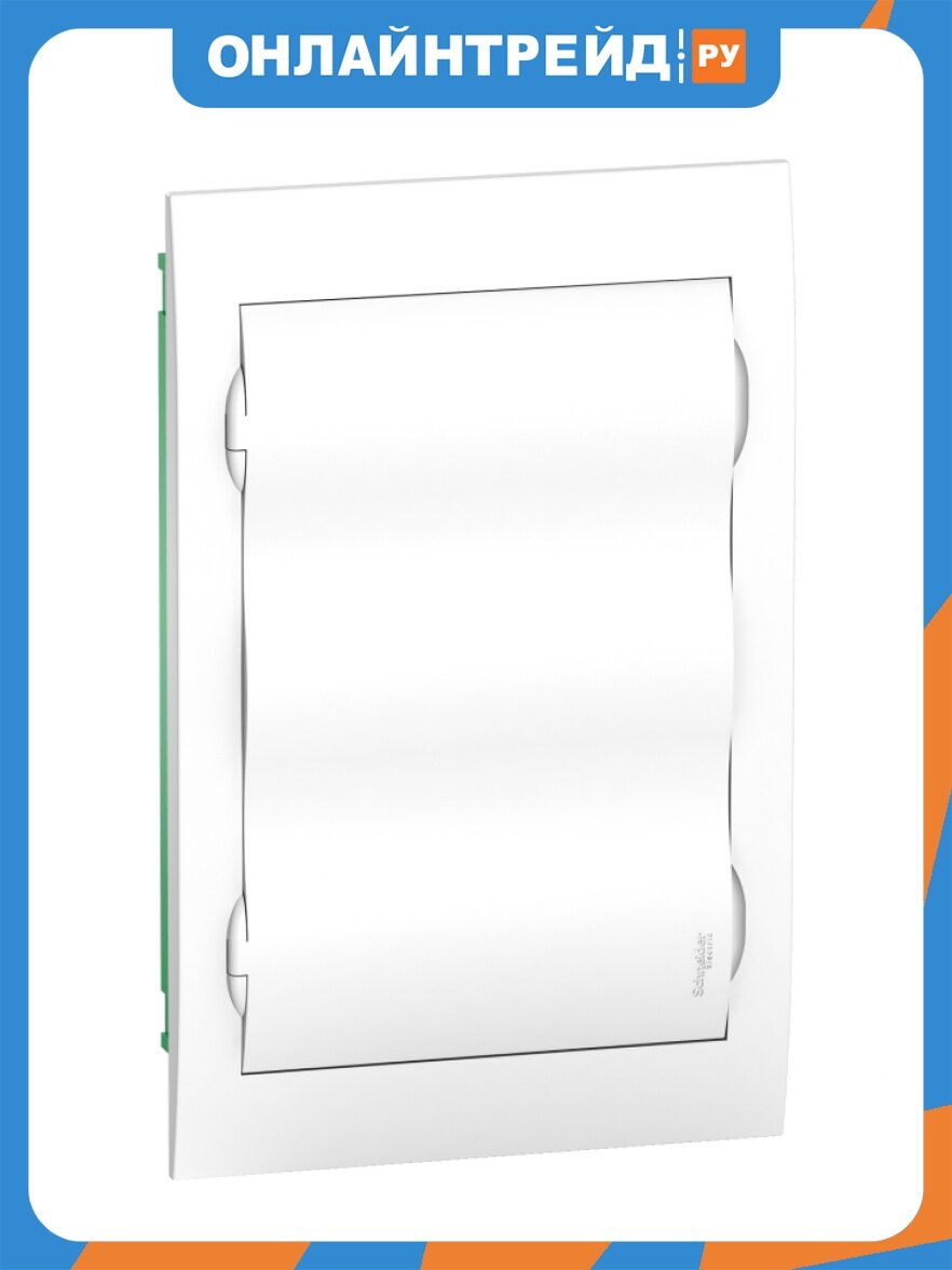 Щит распределительный Systeme Electric (schneider Electric) SCHNEIDER ELECTRIC EZ9E312P2FRU встраив. с белой дв.3ряд/36мод, Easy9, IP40, IK07,80А,2 клеммы