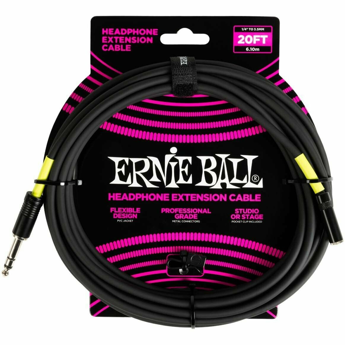 Удлинитель для наушников ERNIE BALL 6423, 6м