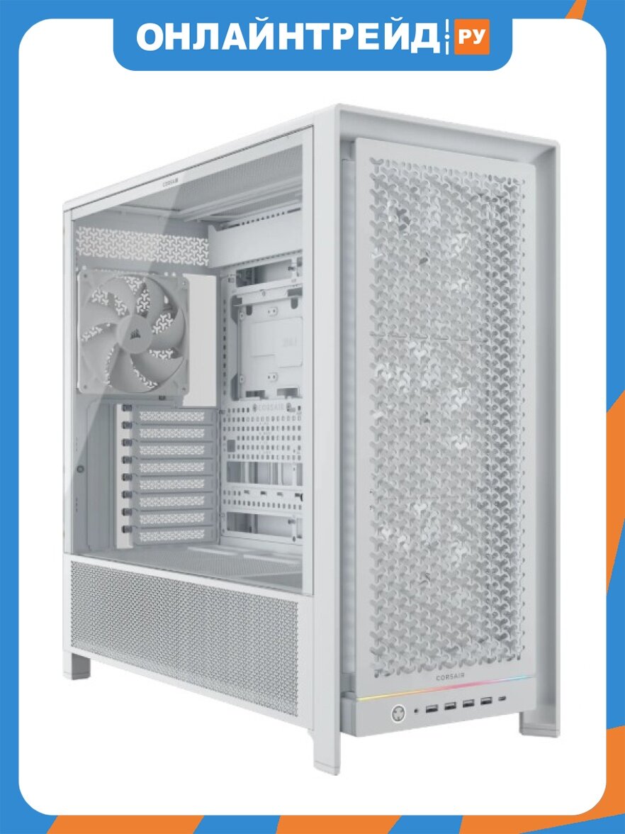Корпус Corsair Case Frame 5000D RS High-Airflow, белый