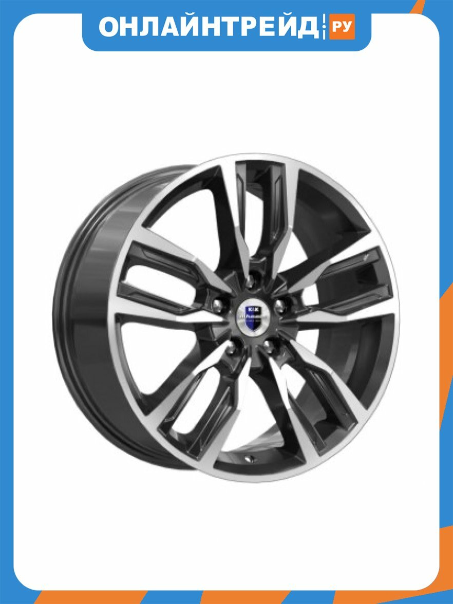 Диск K&k Борэй 8x18/5x112 D66.6 ET25 алмаз чёрный