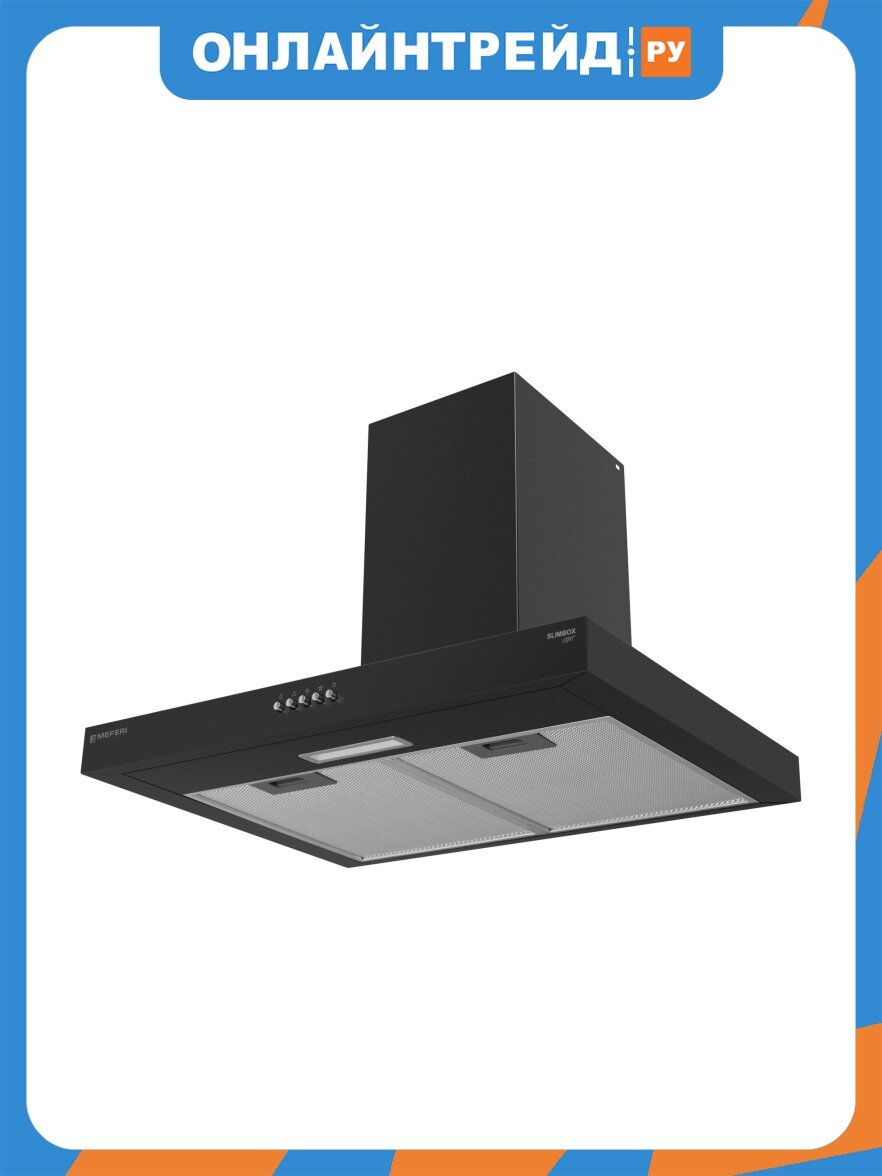 Кухонная вытяжка Meferi SLIMBOX60BK LIGHT