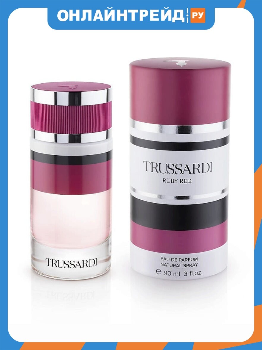 Женская парфюмерная вода Trussardi Ruby red, 90 мл