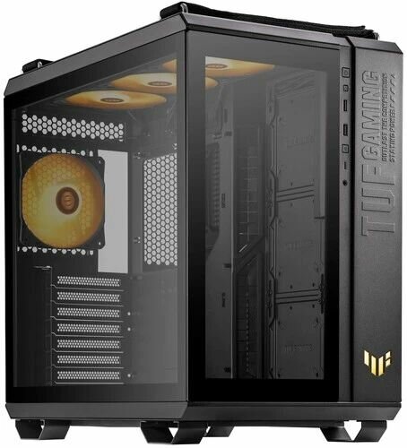 Компьютерный корпус ASUS TUF Gaming GT502 PLUS (90DC0090-B19010) черный - Midi Tower, ATX, USB 3.2 Gen 1 Type-A, USB 3.2 Gen 2 Type-C