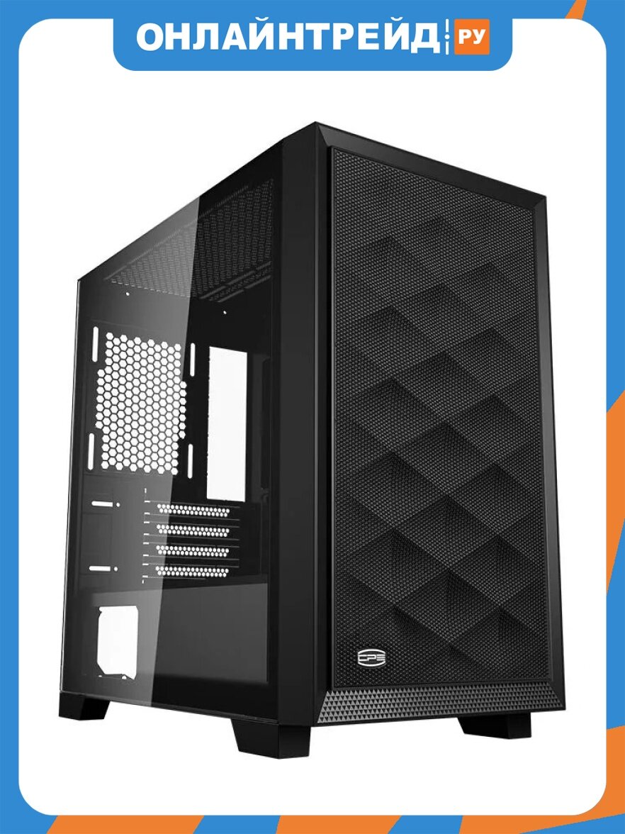 Корпус Pccooler C3D310 BK черный без БП mATX