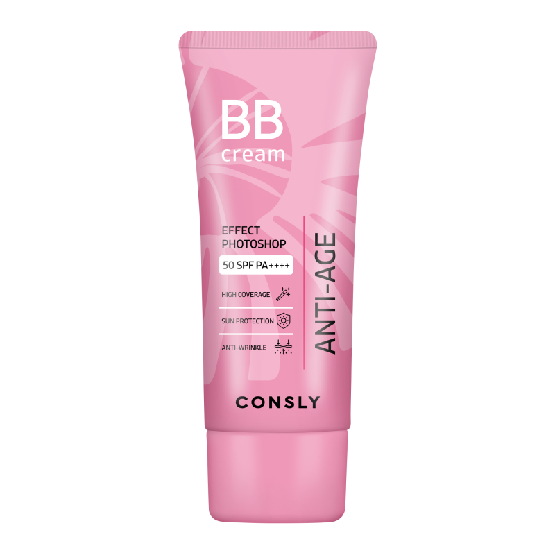 Consly PHOTOSHOP Snail + Peptides Anti-Aging BB cream Антивозрастной BB-крем с эффектом фотошопа SPF50/PA++++