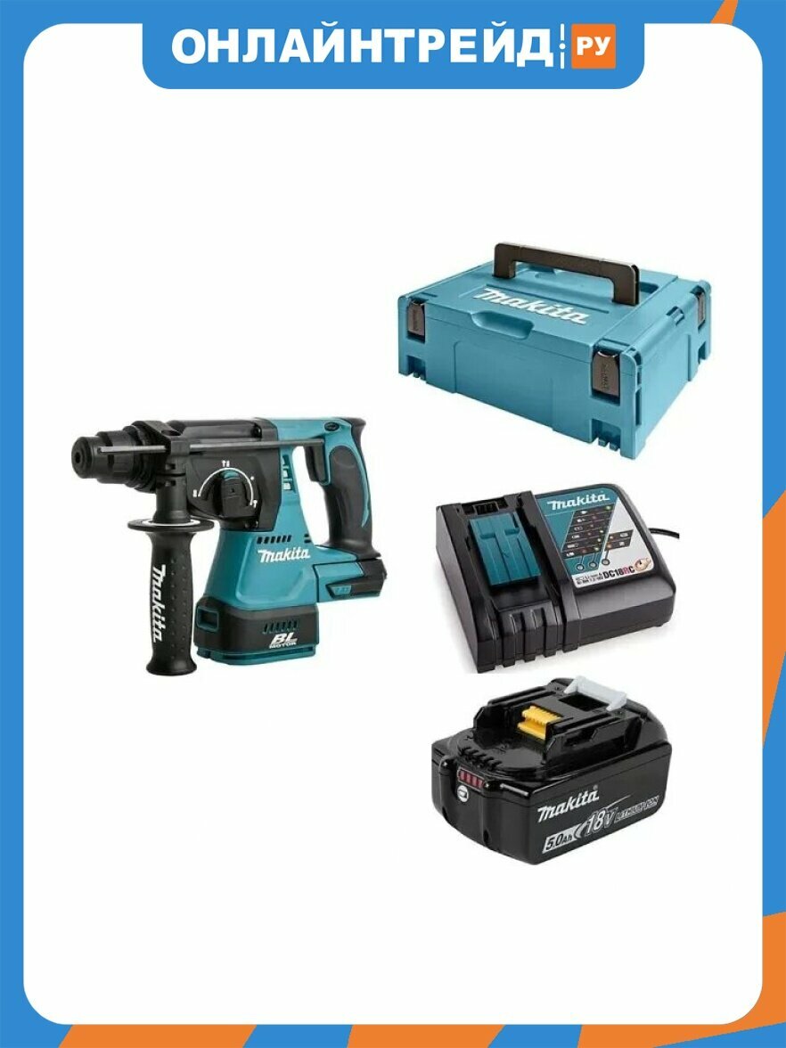 Перфоратор аккумуляторный Makita DHR242RT LXT