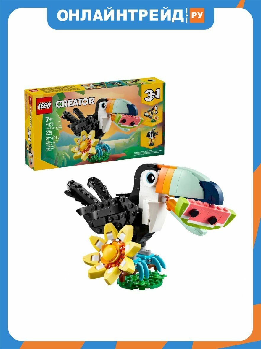 Конструктор Lego Creator 31173 Дикие животные: Тропический тукан