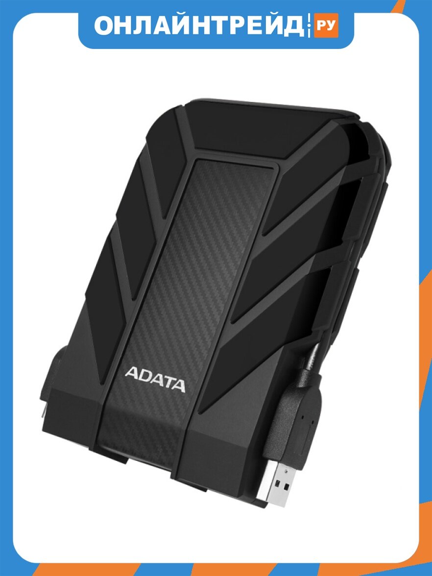 Внешний жесткий диск Adata HD710 Pro, 2 ТБ, USB 3.2 Gen 1 (AHD710P-2TU31-CBK) черный