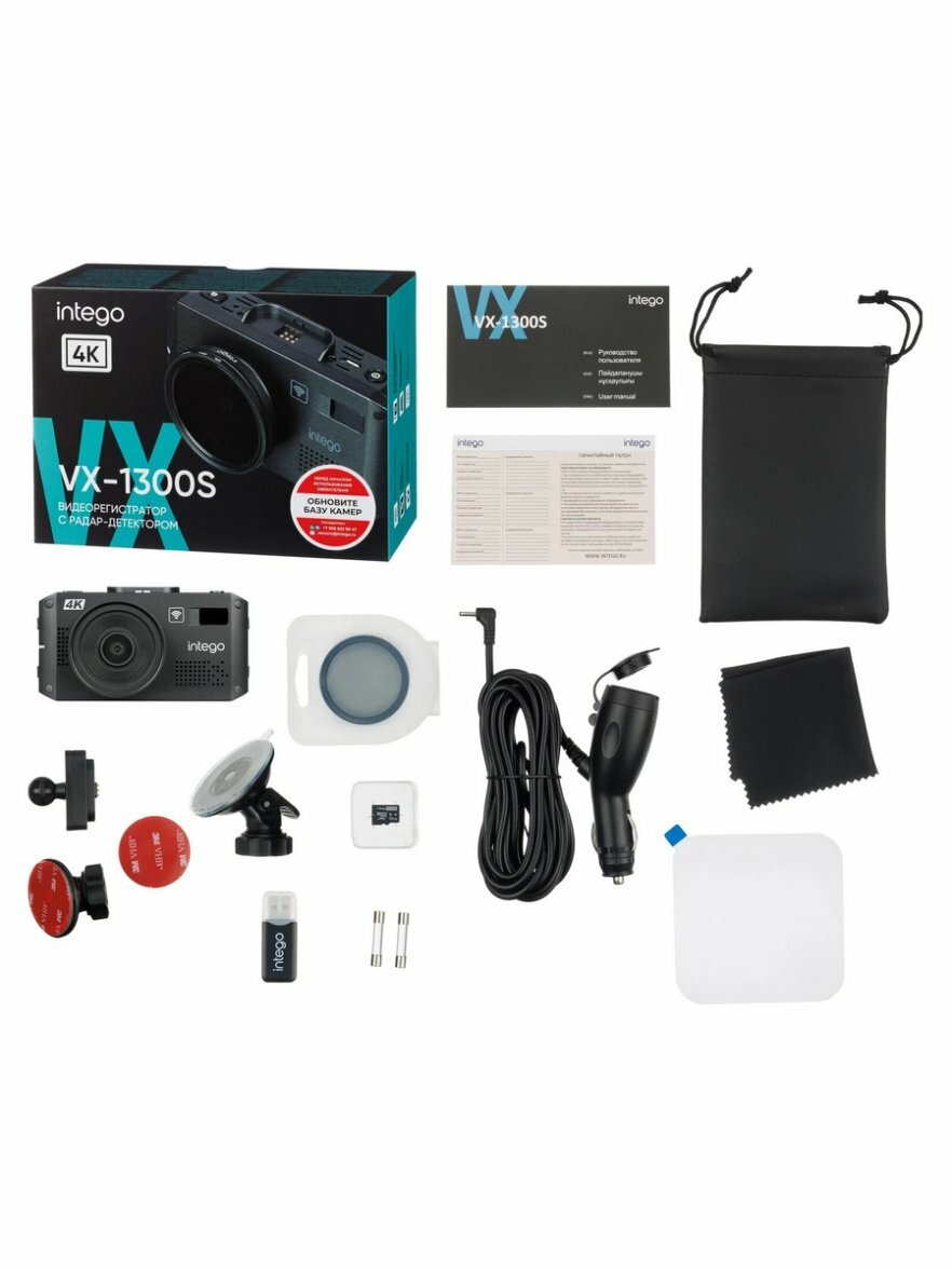 Видеорегистратор Intego VX-1300S 4K — фото 1