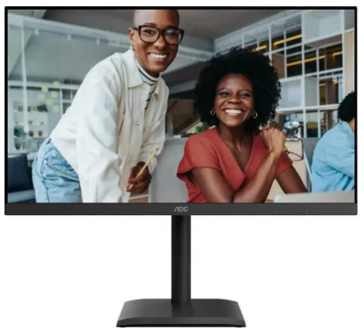 Монитор AOC 27" U27E4CV, 16:9, IPS, UHD, 4ms, 400cd, 60Hz, HDMI, DP, DP Out, USB, USB-C, LAN, SPK, HAS