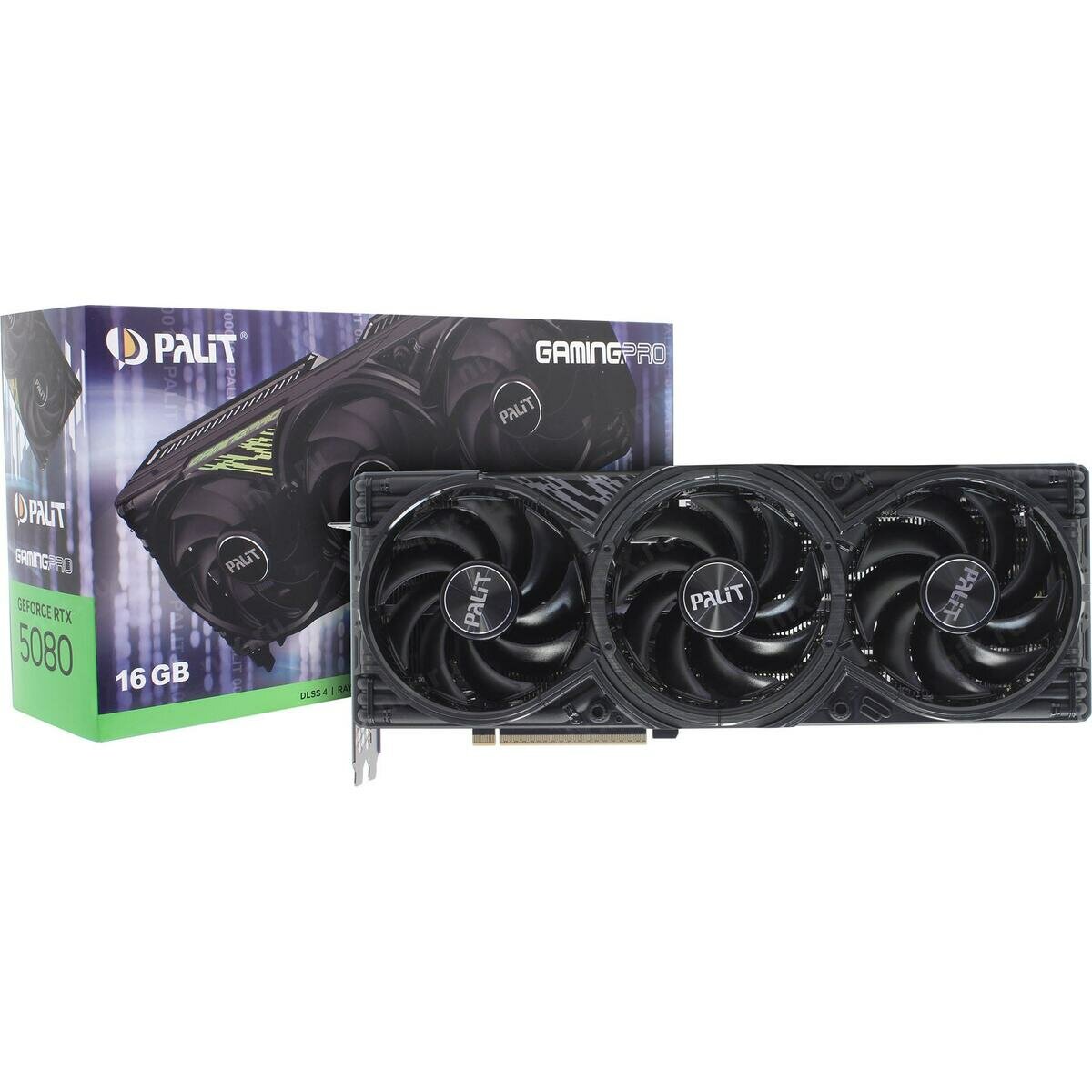 Palit GeForce RTX 5080 GamingPro V1 (GeForce® RTX 5080) 16 Гб, GDDR7, 256 бит, PCI Express, 3xDP,1xHDMI