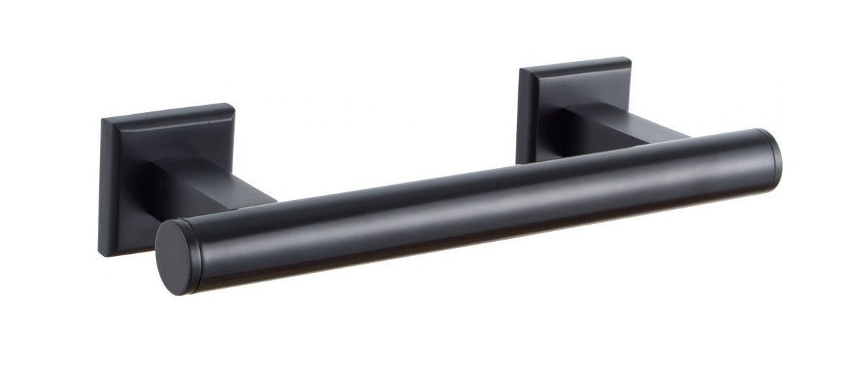 Поручень прямой 25см. Classic Quadro Black DB028