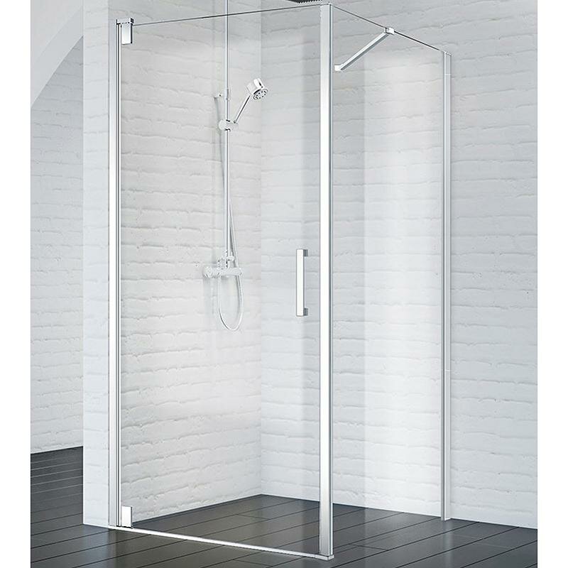 Душевой уголок BelBagno Marmi 80х100 MARMI-AH-1-80 100-C-Cr профиль Хром стекло прозрачное