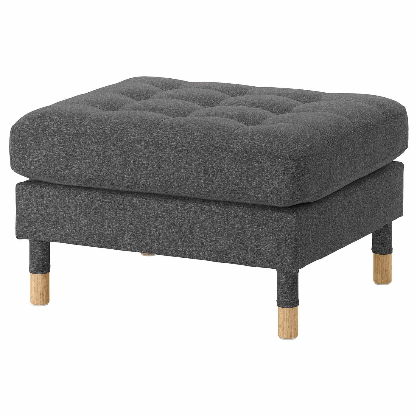 Пуф ikea landskrona, темно-серый 892.697.40