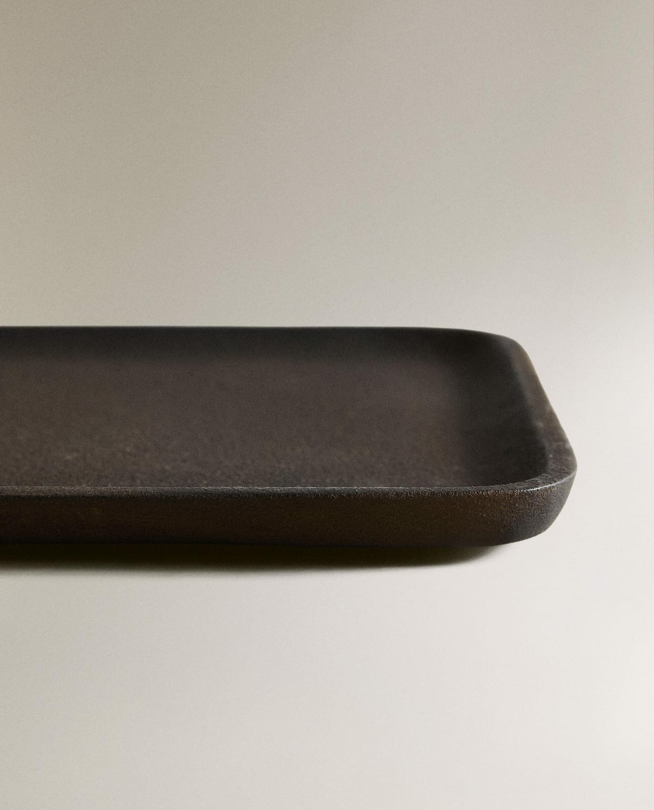 Поднос ZARA HOME Черная металлическая, черный, 1 x 15 x 20 см 6471/040/823-99