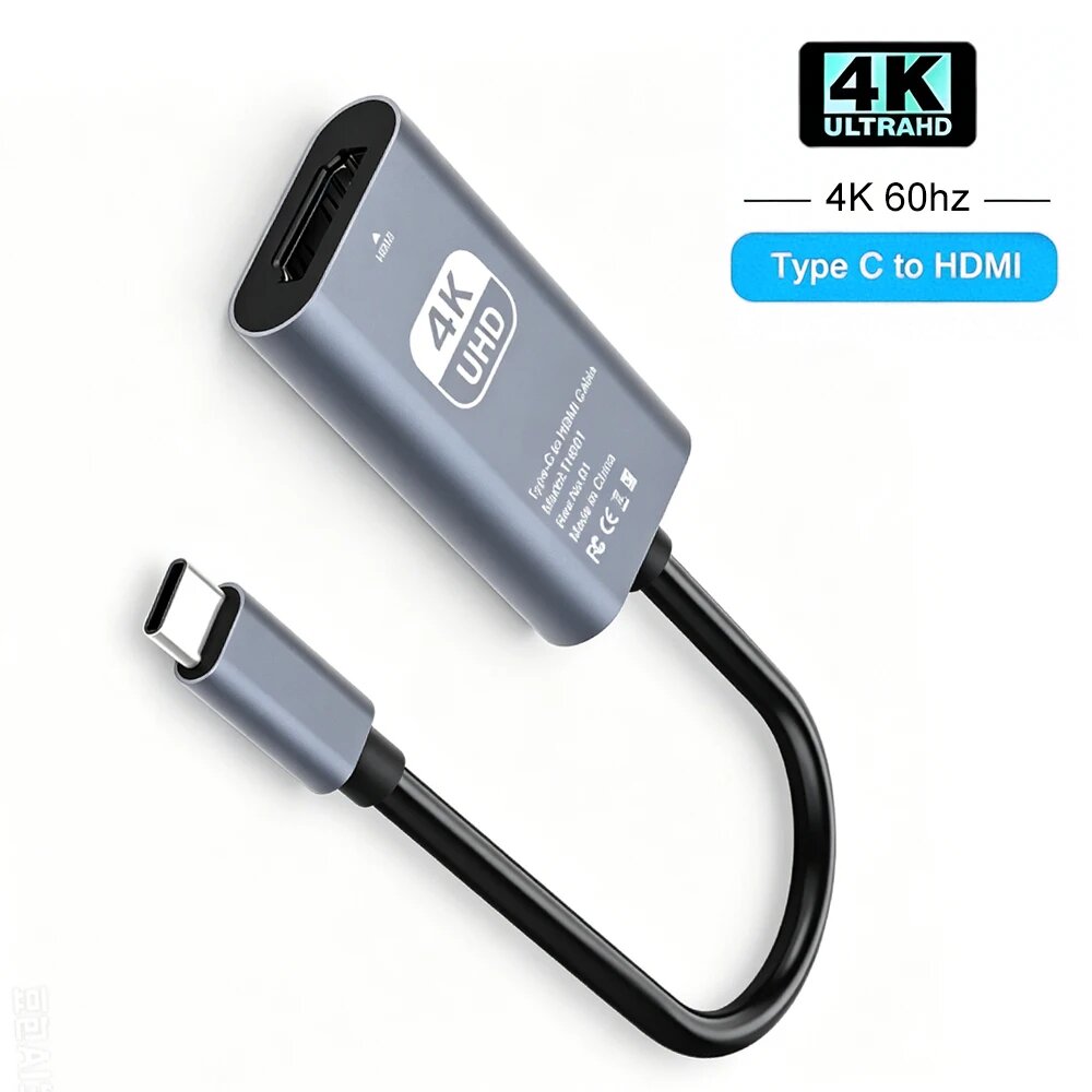 KEBIDU Адаптер USB-C на HDMI 8K/4K 4K 60Hz