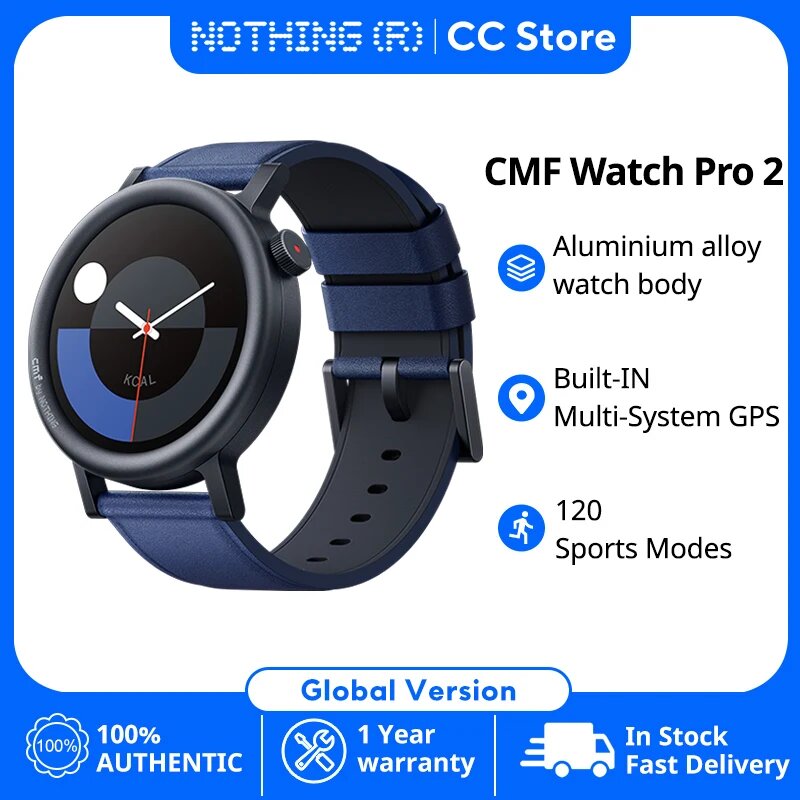 Nothing CMF SmartWatch Pro 2 темно-серый, цвет blue