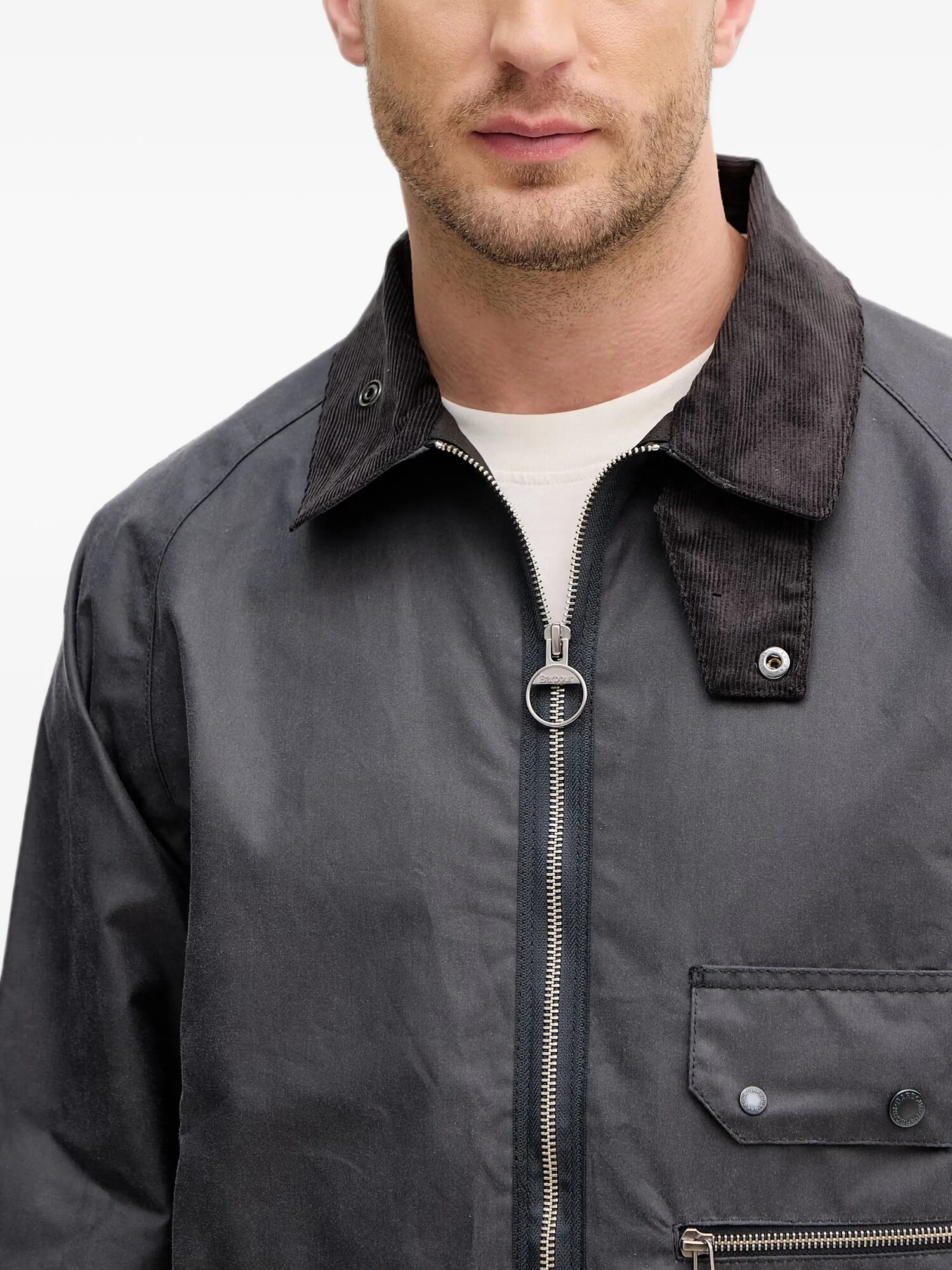 Куртка Barbour Corduroy-collar multi-pocket jacket, размер 52 — фото 1