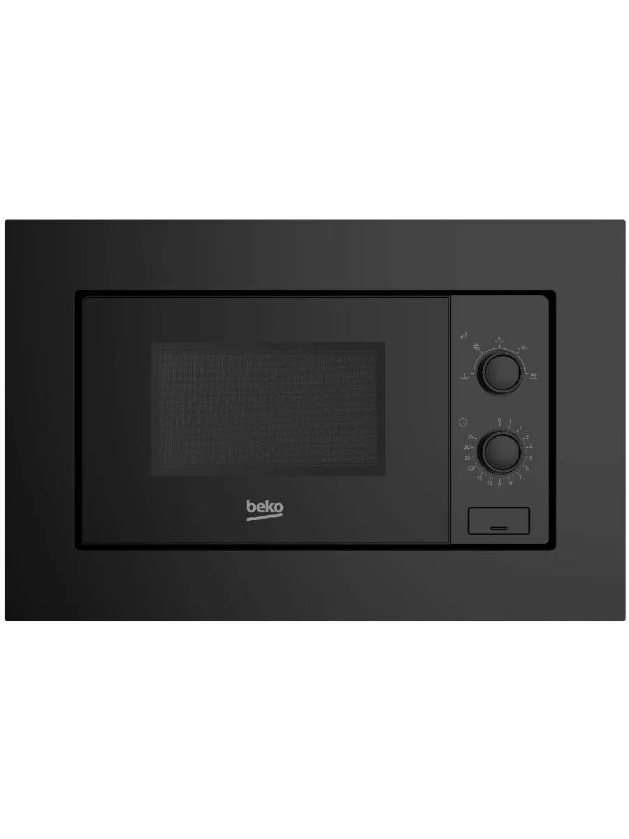 Микроволновая печь встраиваемая Beko BMOB20102 CB соло, 20 л, 700 Вт, уровней мощности, функция разморозка, черный