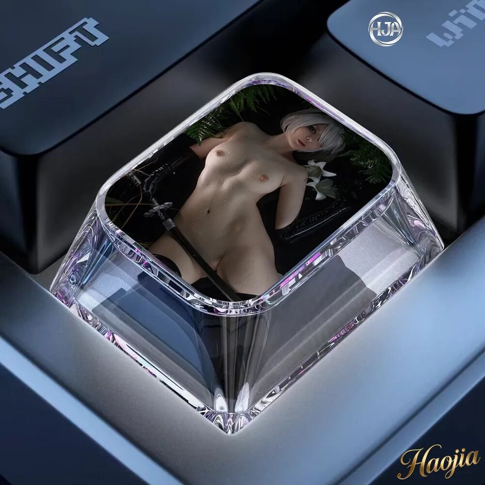 Сексуальные аниме-девушки кейкап 1.25U, механическая клавиатура Ctrl Win Alt