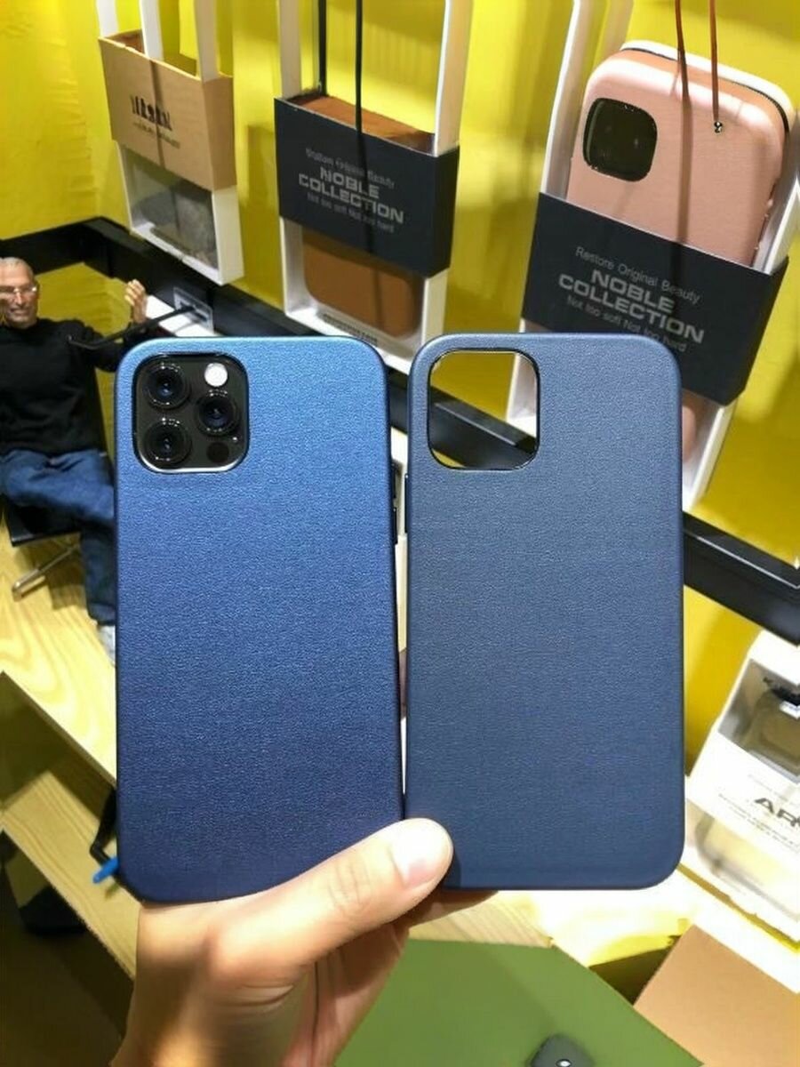 Чехол на iPhone 13, MAG NOBLE c поддержкой беспроводной зарядки, синий