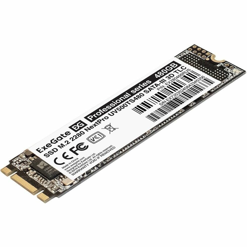 SSD-накопитель ExeGate EX280466RUS 480 ГБ M.2 SATA III
