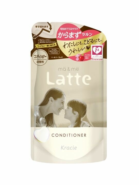 Kracie "ma&me" Молочный увлажняющий кондиционер для волос, 360 г